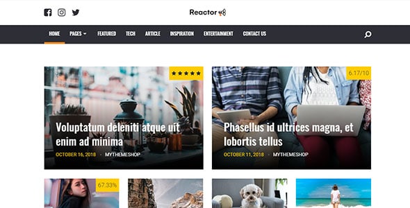 MyThemeShop Reactor - WordPress Theme - GPL Downloads