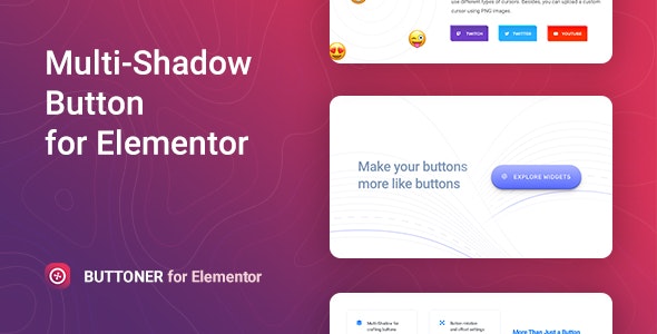 Buttoner – Multi-shadow Button for Elementor - GPL Downloads