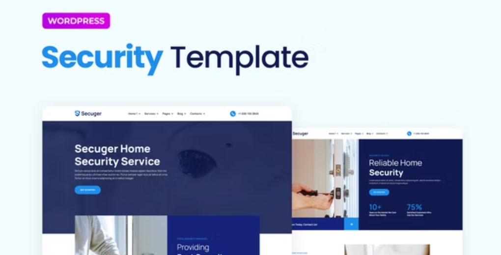 Secuger – Home Security Elementor Pro Template Kit - GPL Downloads