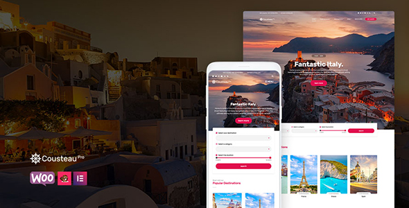 Cousteau Pro - WordPress Theme - GPL Downloads