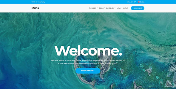 Milos - WordPress Theme - GPL Downloads