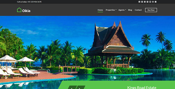 Oikia - WordPress Theme - GPL Downloads