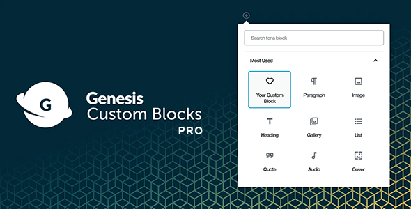 Genesis Blocks Pro - GPL Downloads