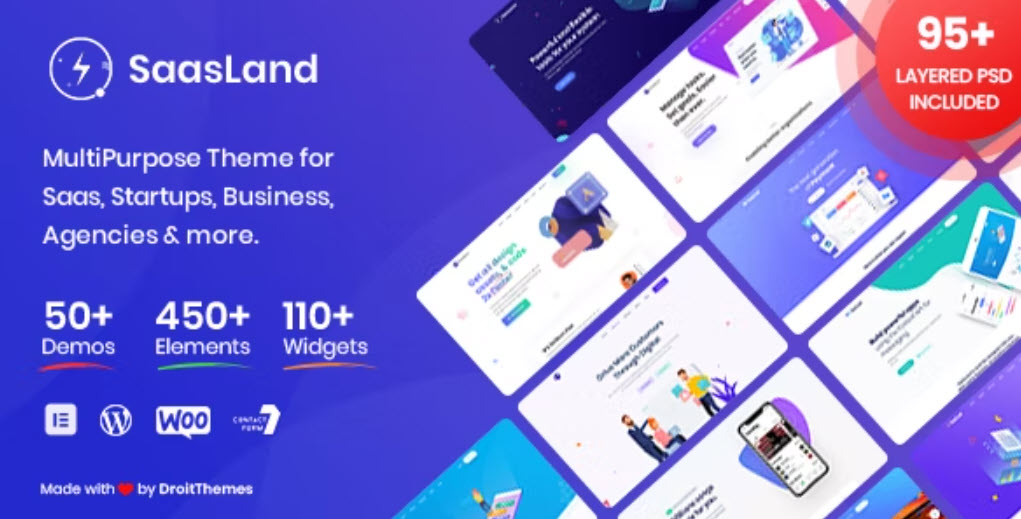SaasLand - MultiPurpose Theme for Startup