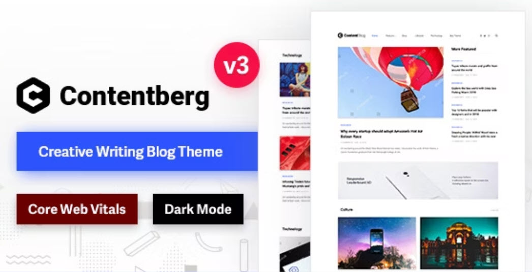 Contentberg - Content Marketing & Personal Blog - GPL Downloads