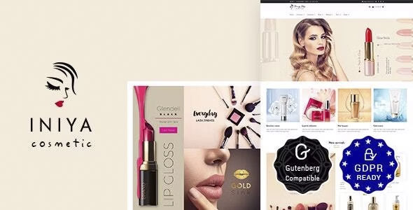 Iniya - Beauty Store, Cosmetic Theme - GPL Downloads