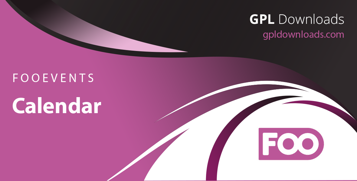 FooEvents Calendar - GPL Downloads
