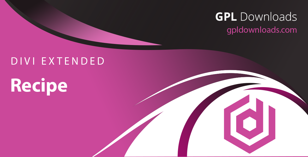 Divi Recipe Module - GPL Downloads