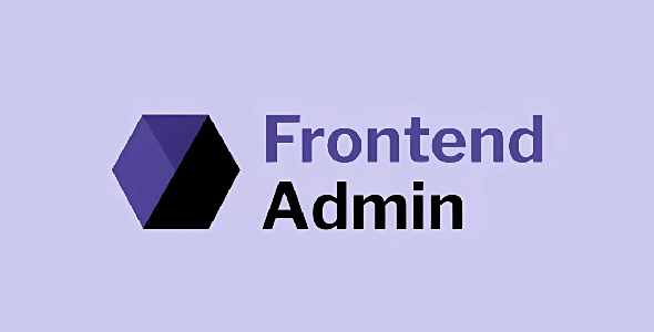 Streamline with Frontend Admin Pro for WordPress